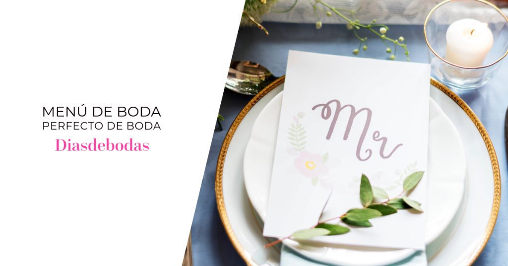 Menú de Boda Perfecto - Dias de bodas