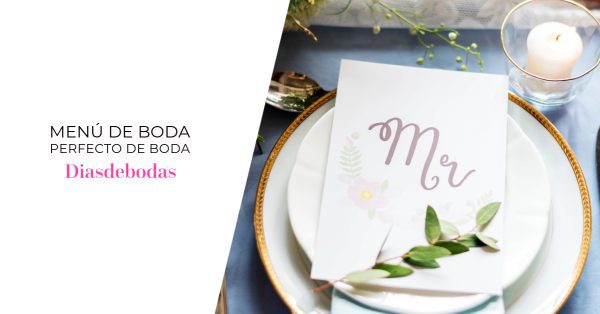 Menú de Boda Perfecto - Dias de bodas